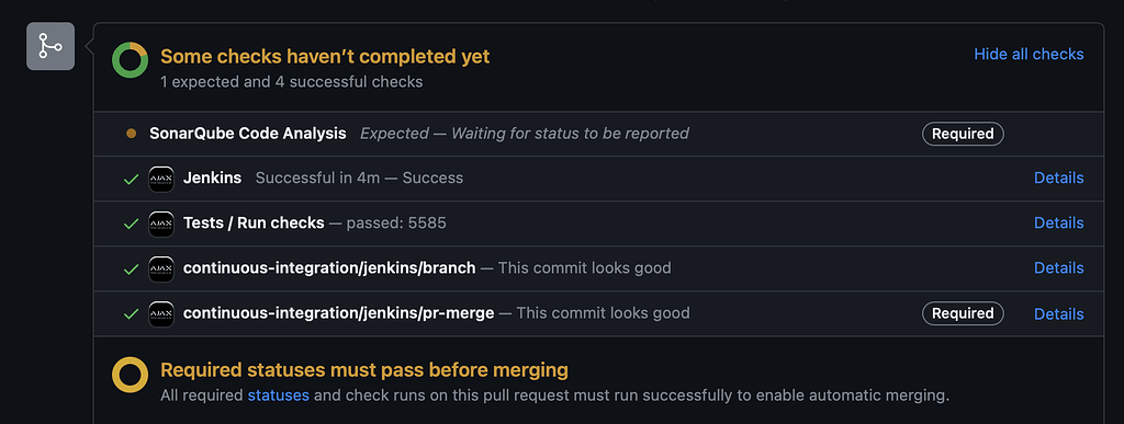 SonarQube Code Analysis Expected — Waiting for status to be reported - SonarQube Server ...