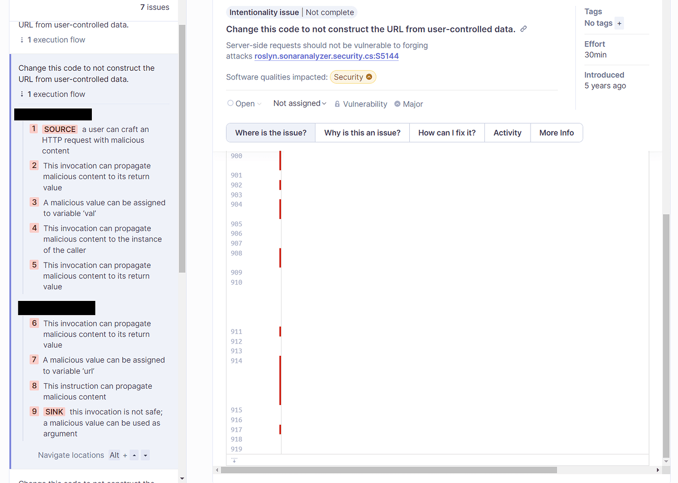 Change this code to not construct the URL from user-controlled data - SonarQube Cloud - Sonar ...