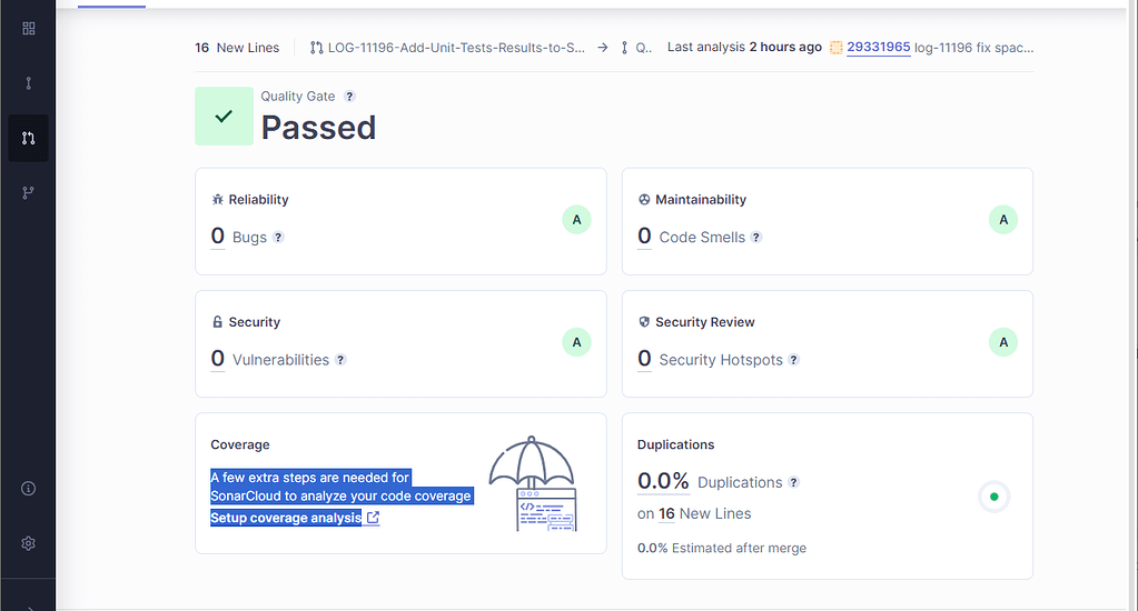 Unit Test Coverage Set Up - SonarQube Cloud - Sonar Community