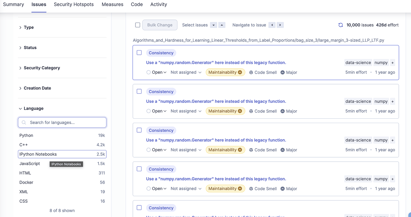 Sonar can analyze Python code in Jupyter Notebooks - Sonar Updates ...