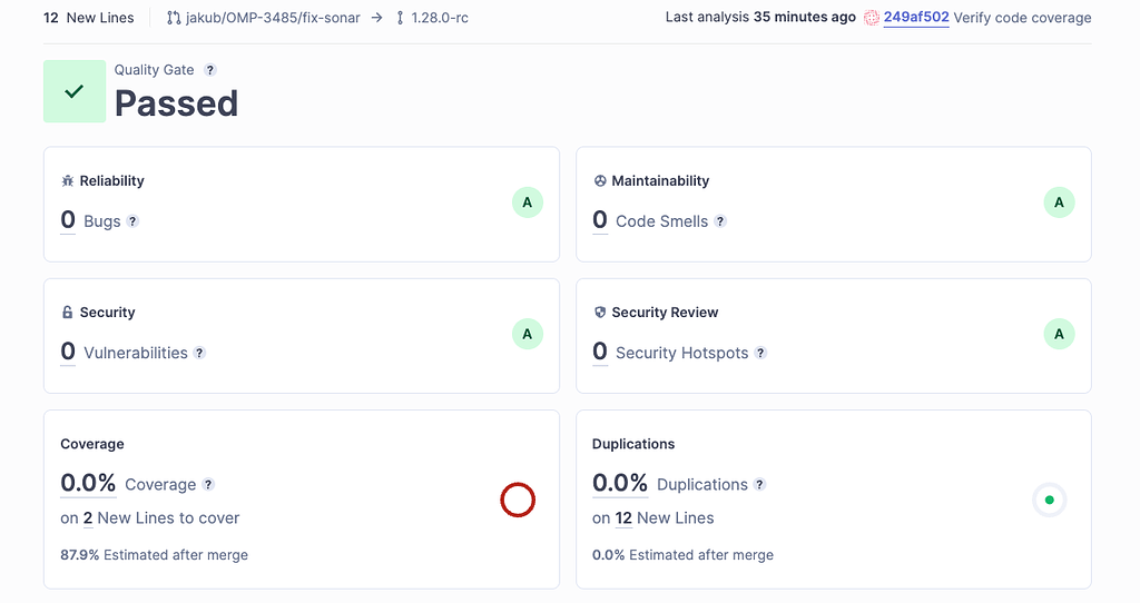 Sonarcloud Passes On Low Coverage Sonarqube Server Community Build