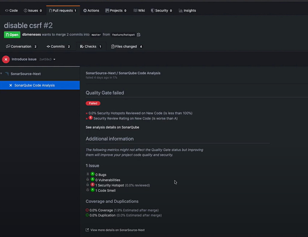 Pr Decoration With Github Without Using The Official Workflow Sonarqube Server Community