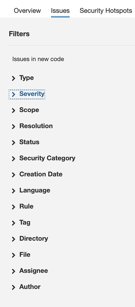 Sort Issues by creation date - SonarQube Server / Community Build - Sonar Community