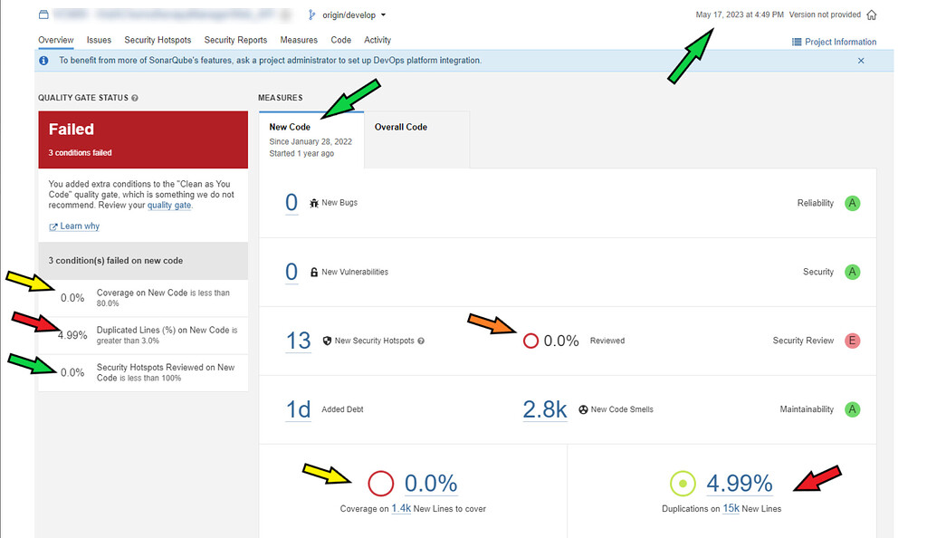 Sonarqube Quality Gate Inconsistent Sonarqube Server Community Build Sonar Community