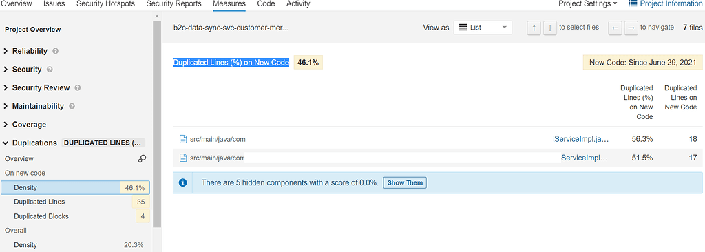 Duplicated Lines (%) on New Code - SonarQube Server / Community Build ... Duplicated Lines (%) on New Code - SonarQube Server / Community Build ...