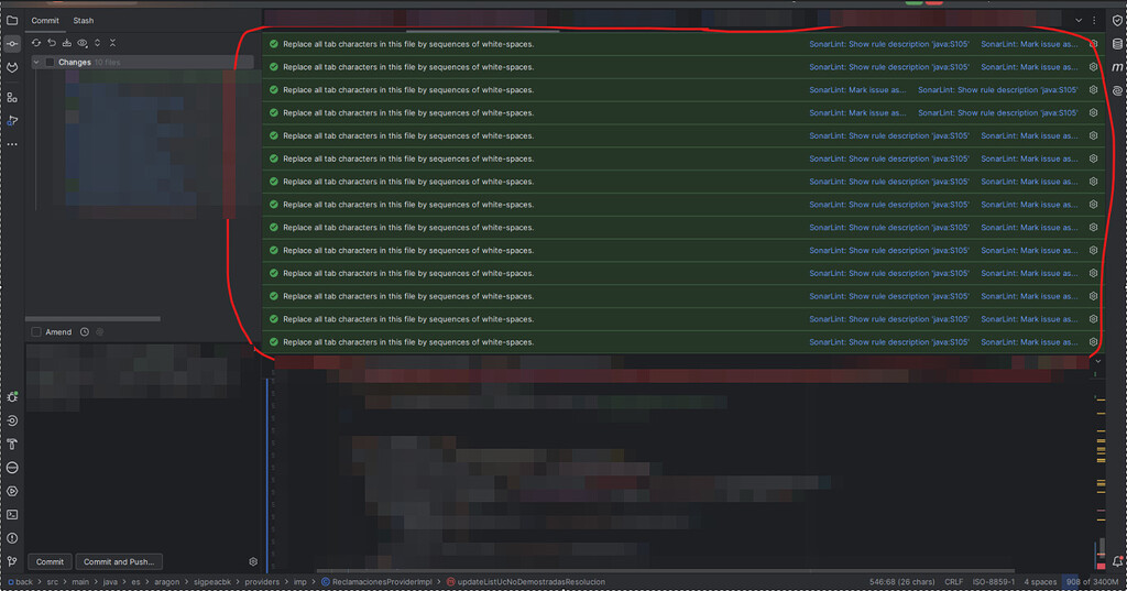 Notifications do not dissapear - IntelliJ Platform - Sonar Community