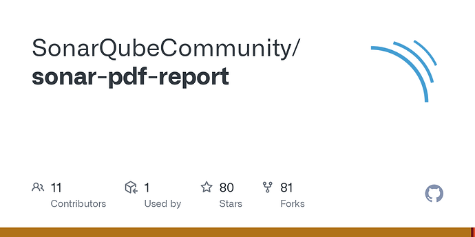Sonarqube With Sonar Pdf Report Plugins Get Two Errors Sonarqube Sonar Community 