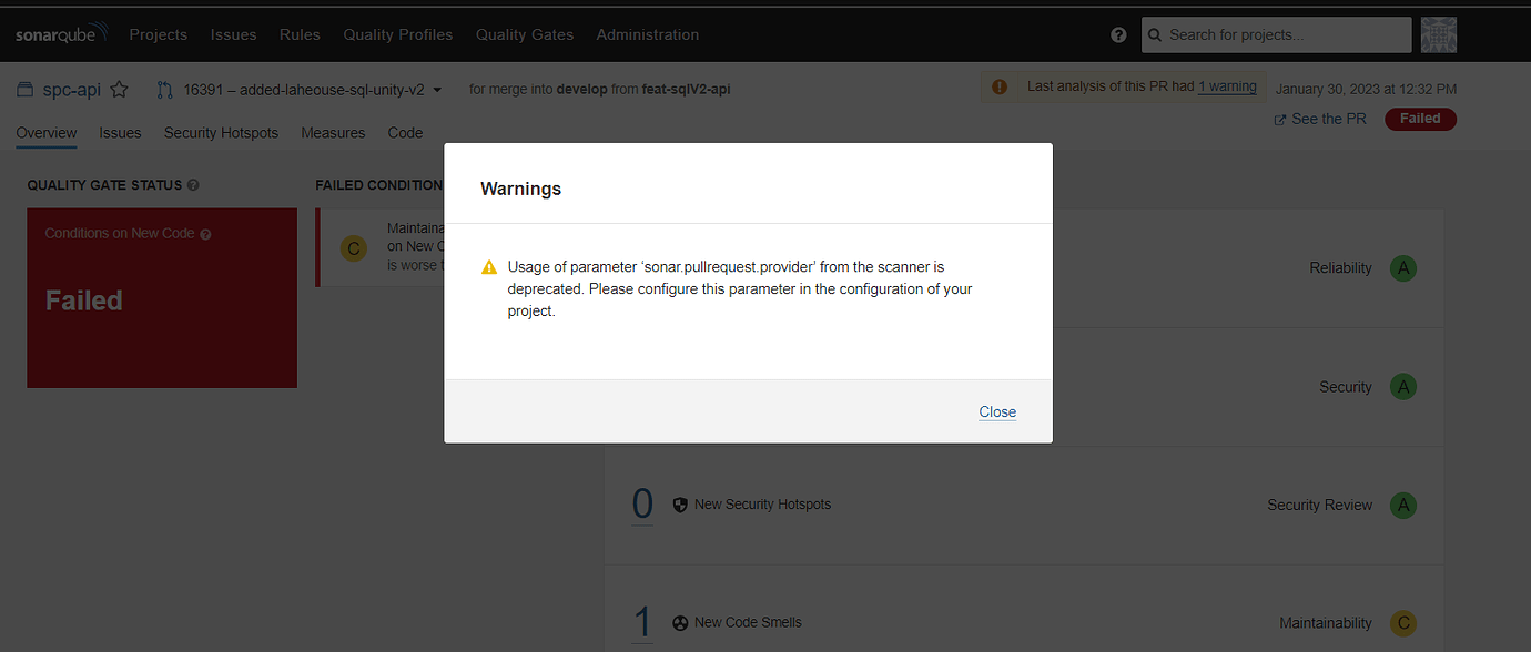 How To Scan Individual Net Projects Code With Pull Request Decoration In A Single Repository