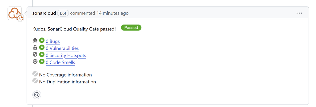 No Coverage information reported in GitHub Comment - SonarQube Cloud - Sonar Community