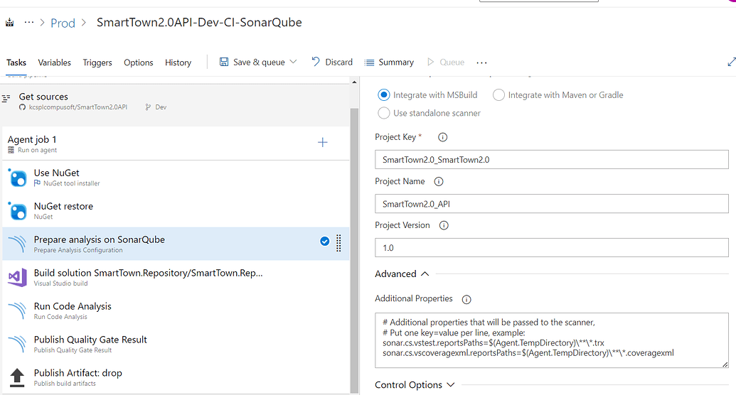 Please Provide Steps For Scan Code Coverage Into Net Core Windows Local Setup And Azure Devops 0668