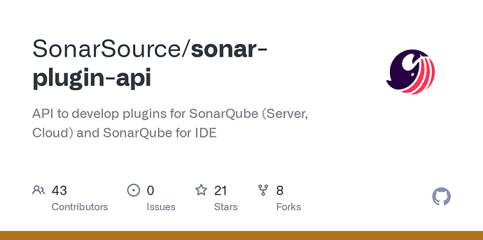 API version of SonarQube Server 2025.1 LTA? - Plugin Development - Sonar Community