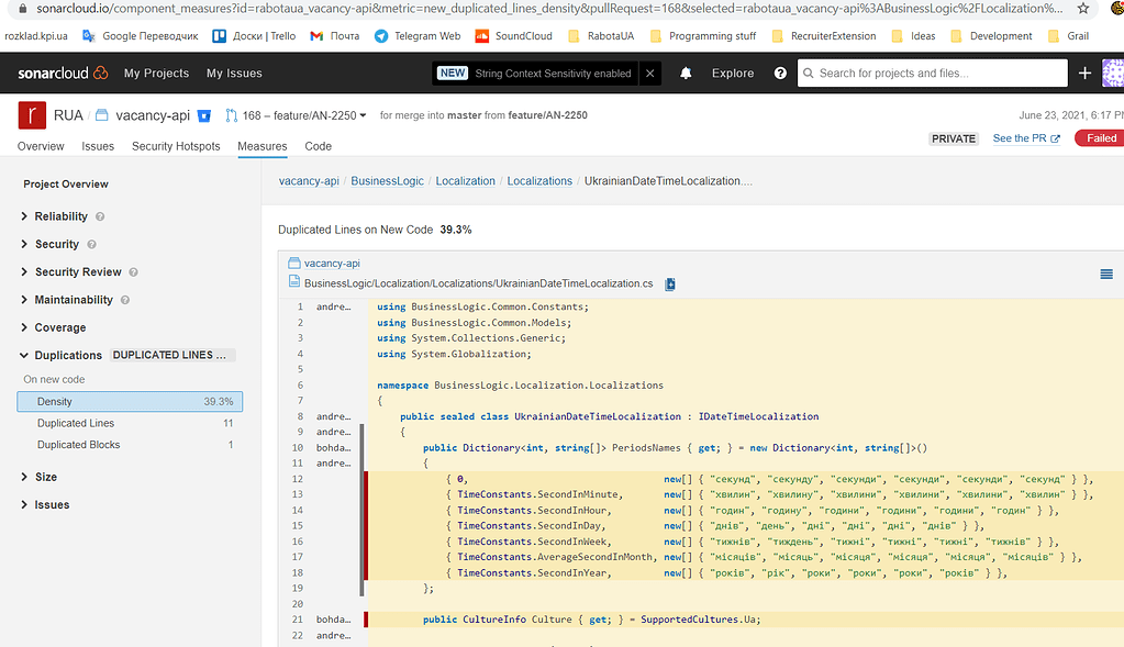 How To Fix Such A Code Duplication Problem Is There A Way To Mark Issue Detected By Sonar As