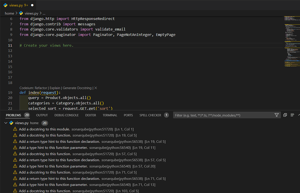 Issues while getting sonarqube diagnose in problem tab - VS Code - Sonar Community