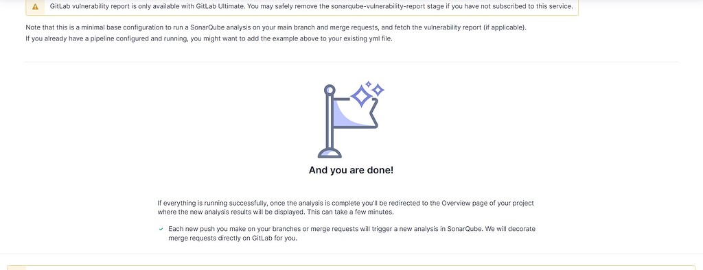 Gitlab and sonarqube integration - SonarQube Server / Community Build - Sonar Community