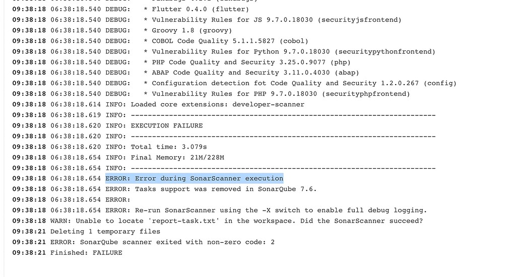 Error executing sonar scannner in Jenkins - SonarQube Server / Community Build - Sonar Community