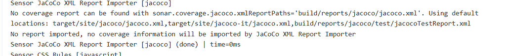 JaCoCo coverage not generated - SonarQube Server / Community Build - Sonar Community