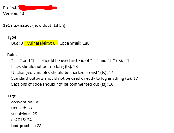 Email Notification did not show the Security Vulnerability correct count - SonarQube Server ...