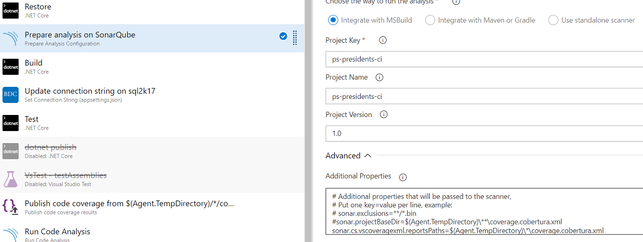 Sonarqube Not Showing Dotnet Coverage Analysis Nor Unit Tests Metrics Sonarqube Server