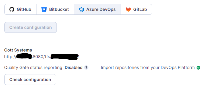 Unable to Import Azure DevOps 2019 Repositories - SonarQube Server / Community Build - Sonar ...