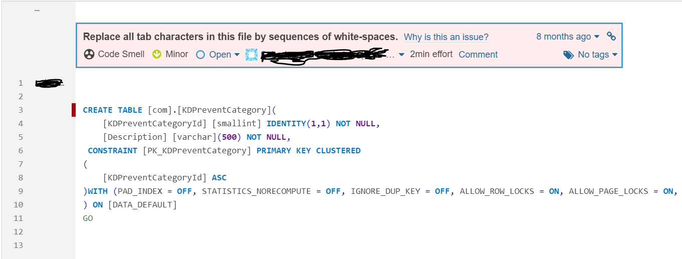 Replace All Tab Characters In This File By Sequences Of White spaces 
