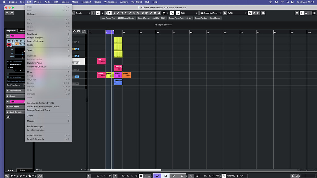 Preferences not showing in Edit drop down Menu - Cubase - Steinberg Forums