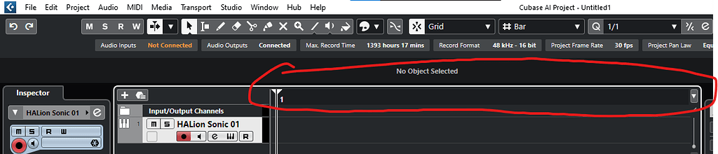I only have one bar? - Cubase - Steinberg Forums