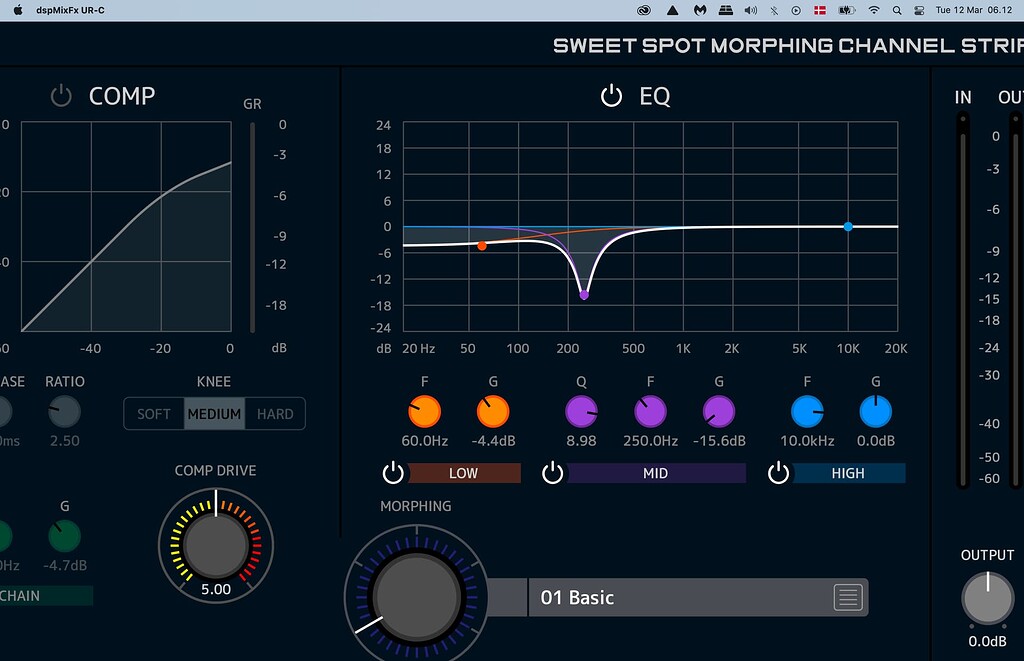 Sweet Spot Morphing Channel too big for screen - Macbook Pro M1 Max 16 ...