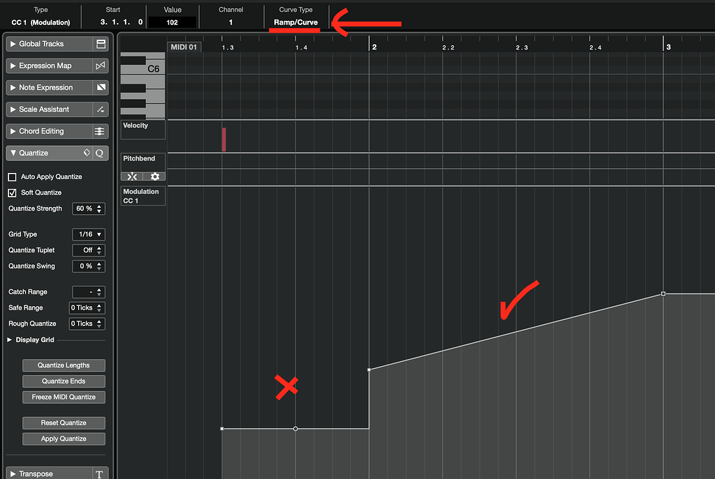 Preferences Setting - Curved/Ramp Modulations - Cubase - Steinberg Forums