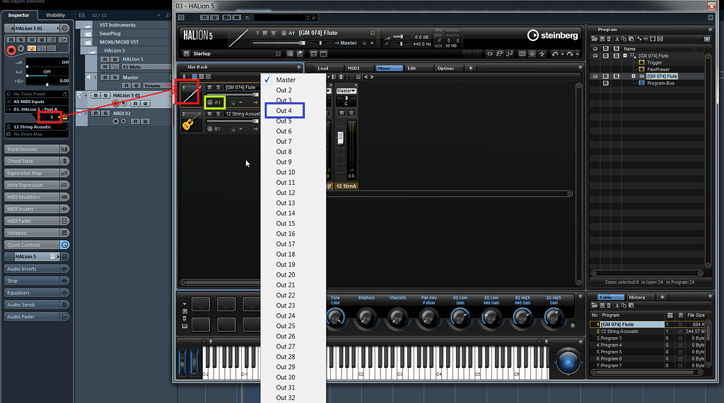 Routing outputs in Halion 5 - Virtual instruments - Steinberg Forums