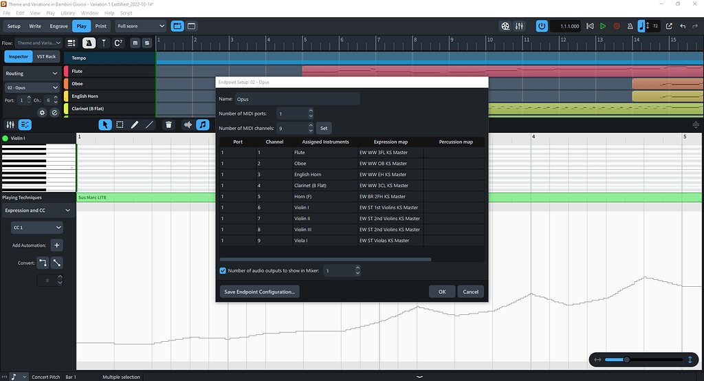 EastWest Expression Map Not Working Correctly - Dorico - Steinberg Forums