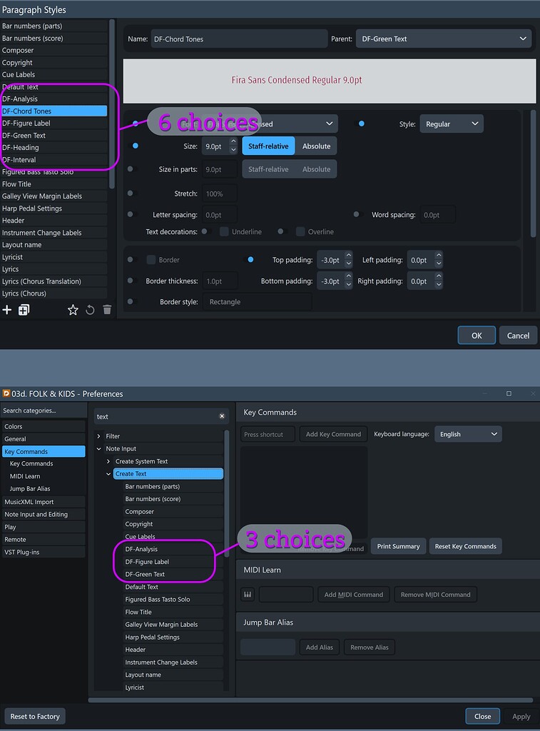 Are all paragraph tags available for key commands? - Dorico - Steinberg Forums