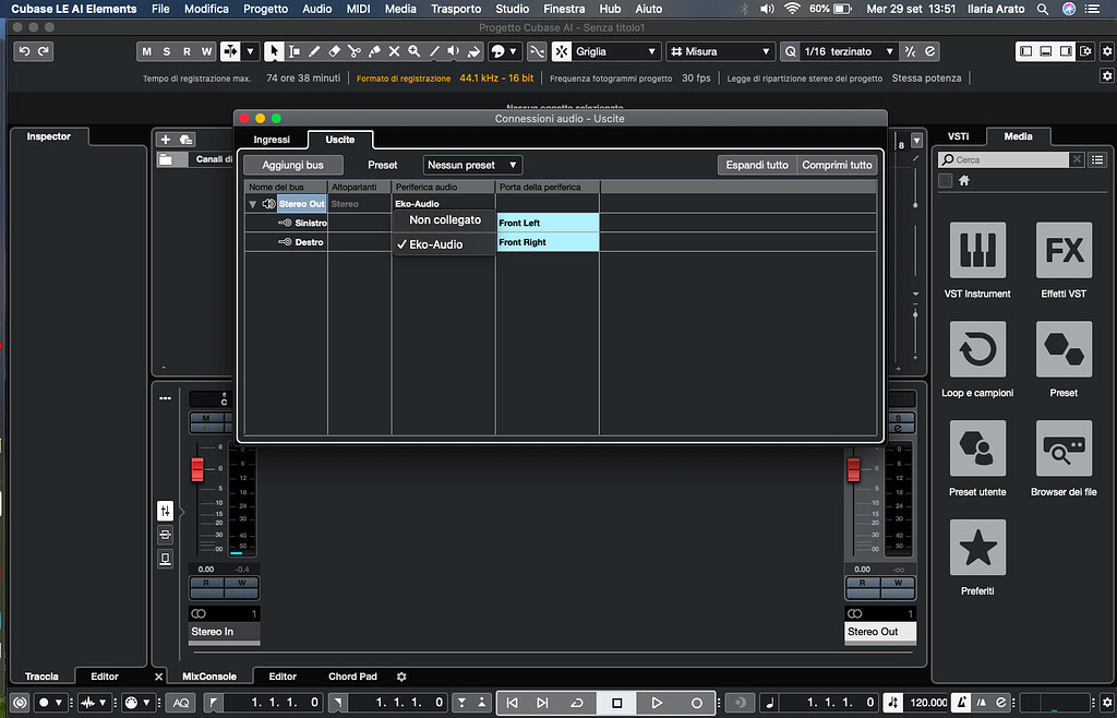 Choose a different device between input and output - Cubase - Steinberg Forums
