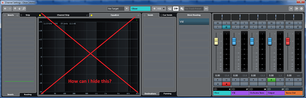 Channel Settings: option hide EQ/Channel Strip - Cubase - Steinberg Forums
