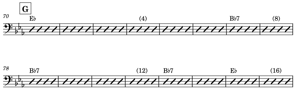Slash notation spacing with barlines - Dorico - Steinberg Forums
