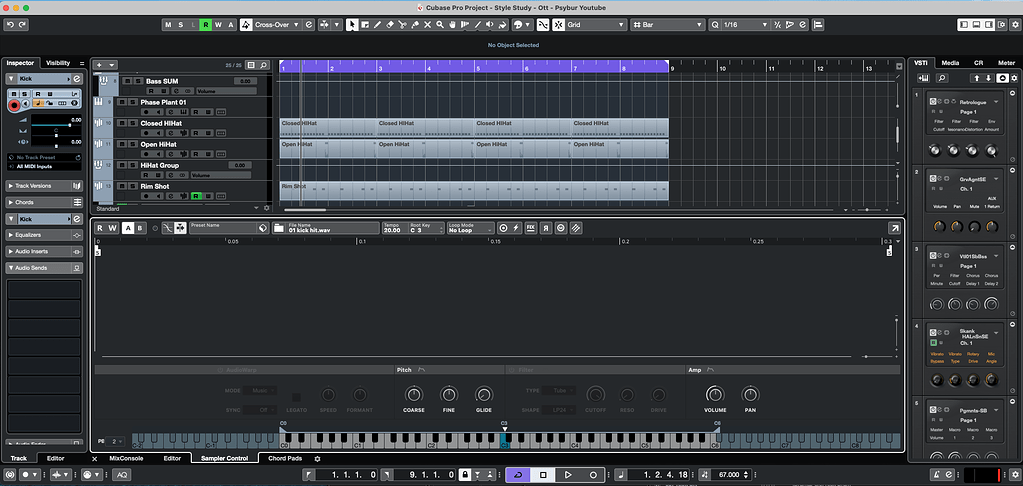 Sampler track not showing inserted samples correctly - Cubase - Steinberg Forums