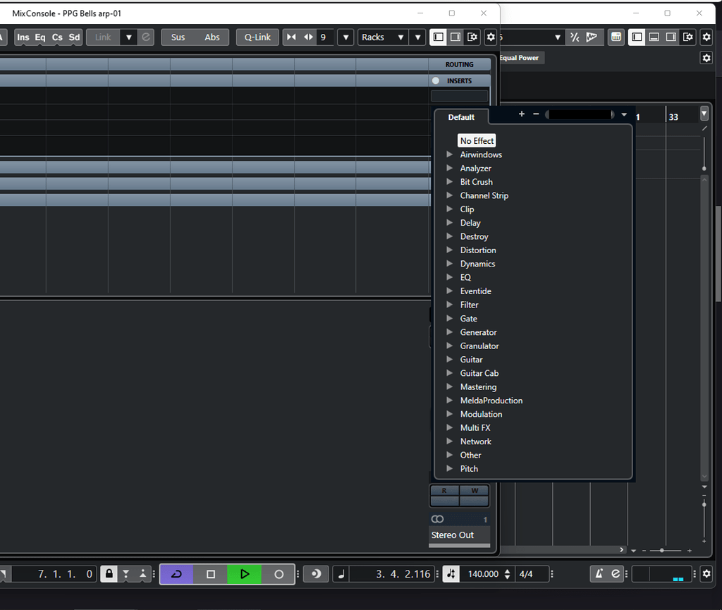 Plugin Menu Not Using All Available Window Space Cubase Steinberg Forums 