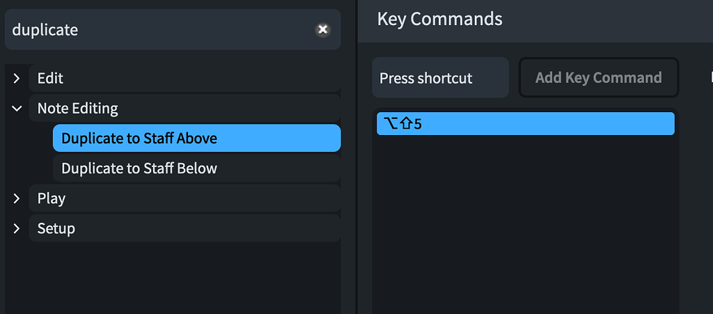 Something Strange with a particular Key Command - Dorico - Steinberg Forums