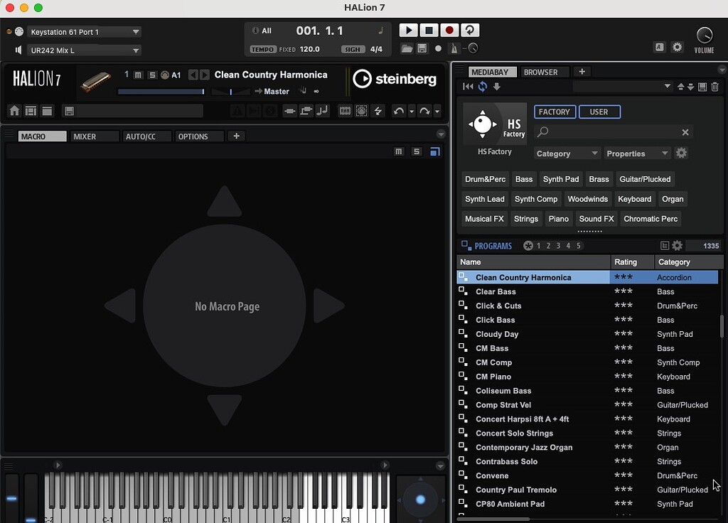 Halion 7 - Some presets don't have a Macro Page - HALion - Steinberg Forums