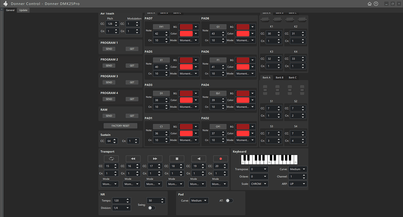 Donner DMK25 PRO midi remote script? -- beginner needs help setting up MIDI keyboard - #8 by ...