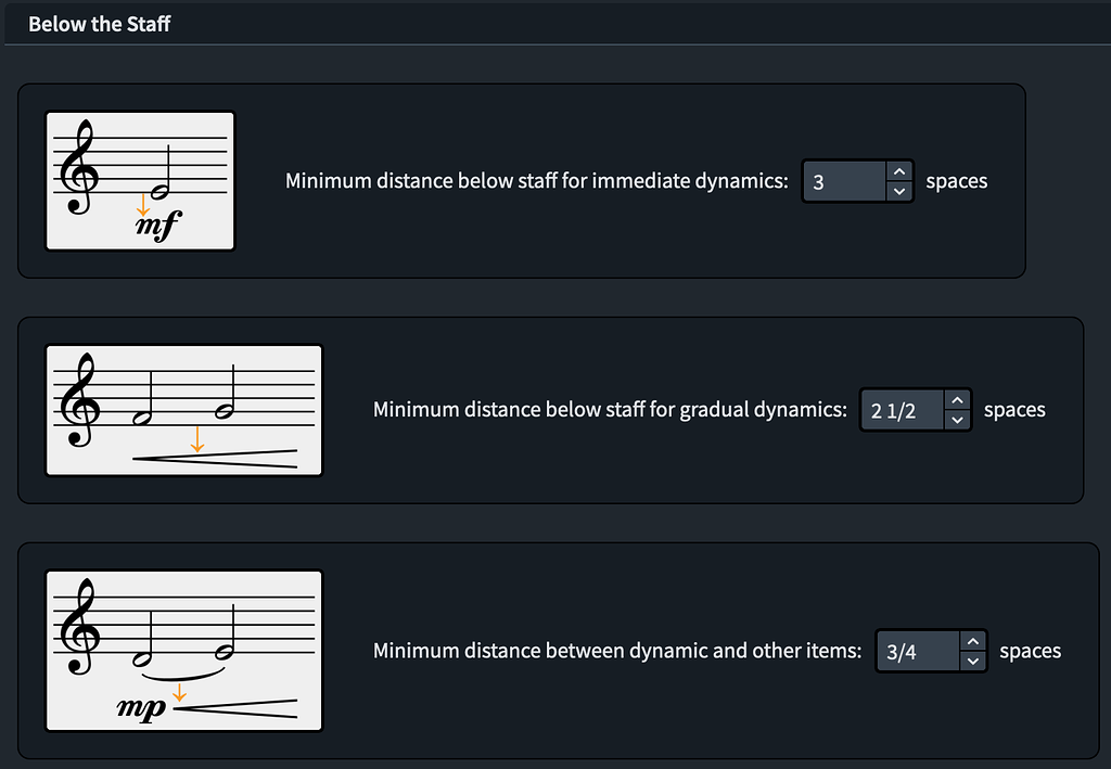 Dynamics vertical position (offset?) - Dorico - Steinberg Forums
