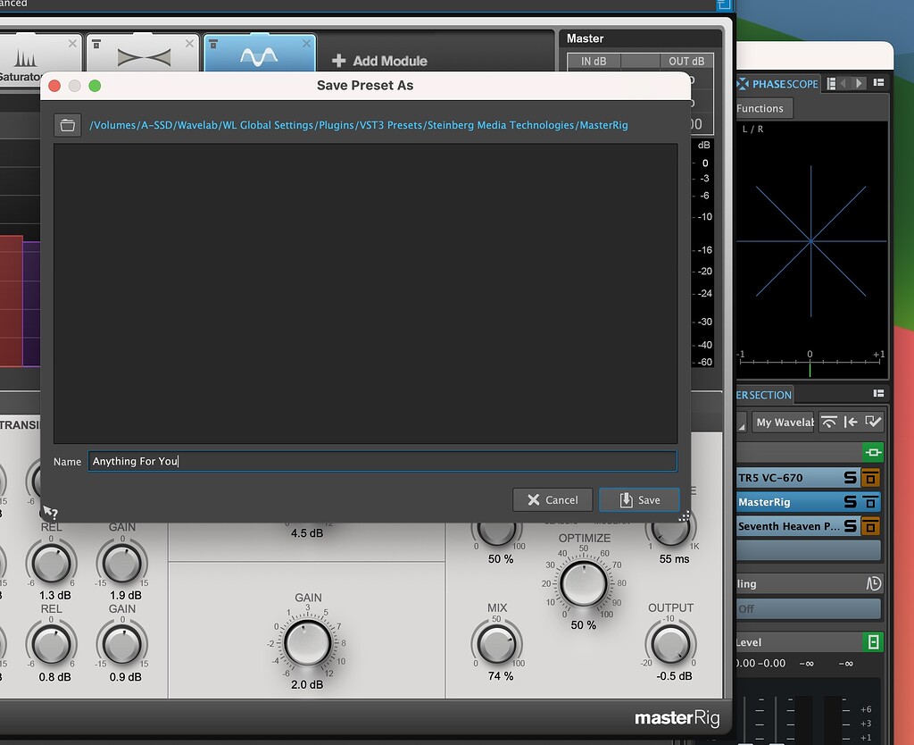 WaveLab v11 Preset Saves failing - WaveLab - Steinberg Forums