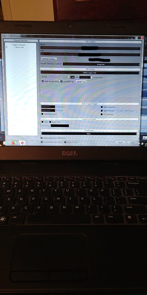 How to shrink Export Audio Mixdown window [Solved] - Cubase - Steinberg Forums