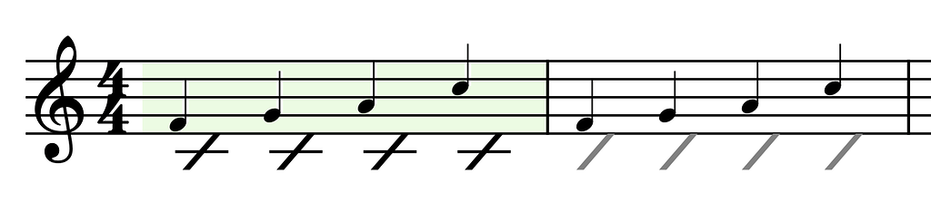 FR: Hide ledger lines with Slash notation - Dorico - Steinberg Forums