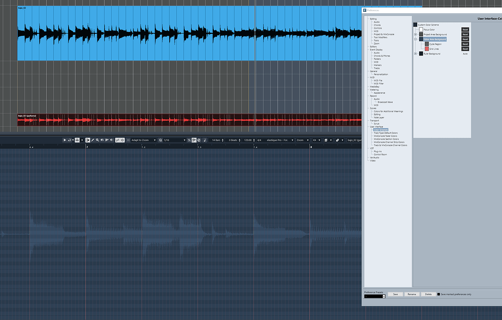 How to increase Editor window waveform contrast - Cubase - Steinberg Forums