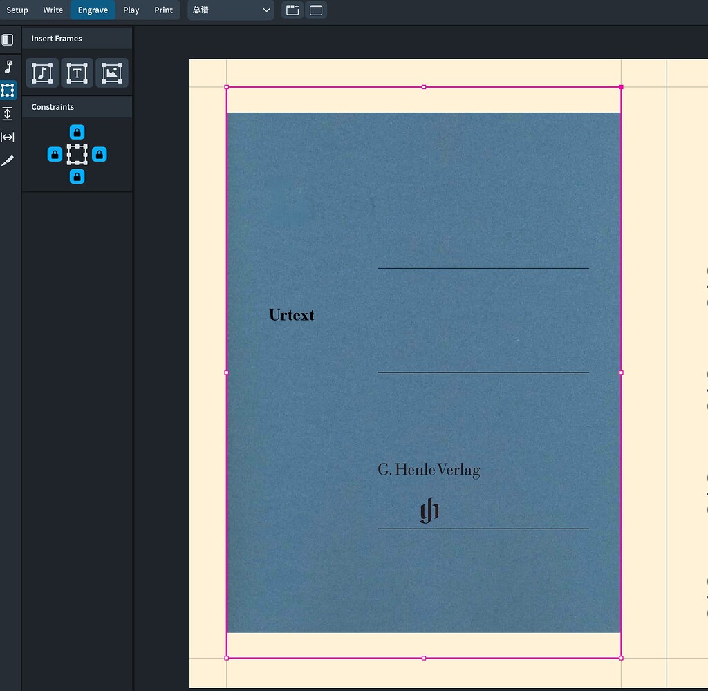 Graphics frame - Dorico - Steinberg Forums