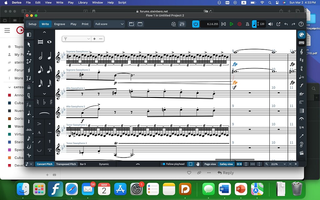 Crescendo on one note - Dorico - Steinberg Forums