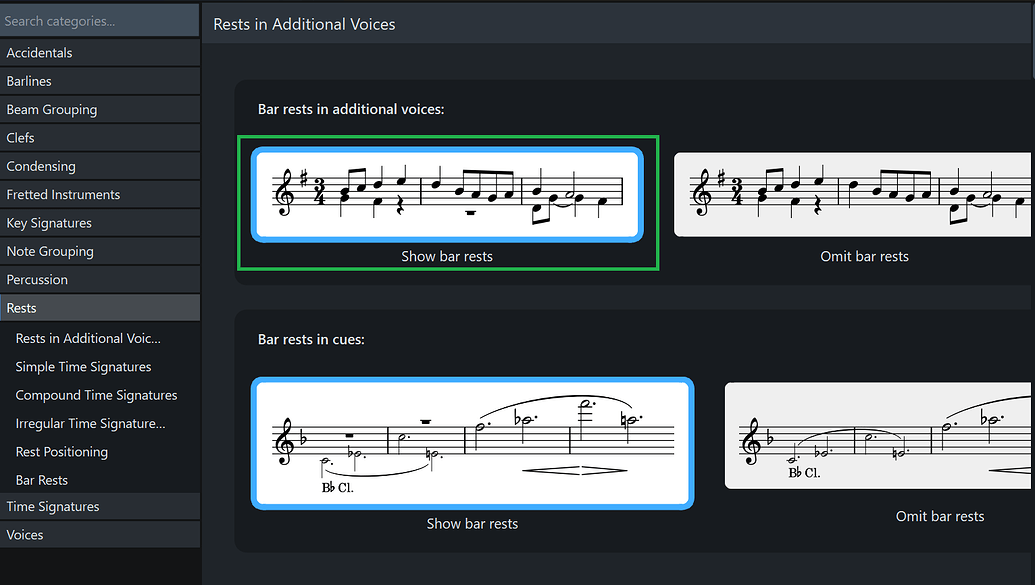 I need to explicitly show a rest - Dorico - Steinberg Forums