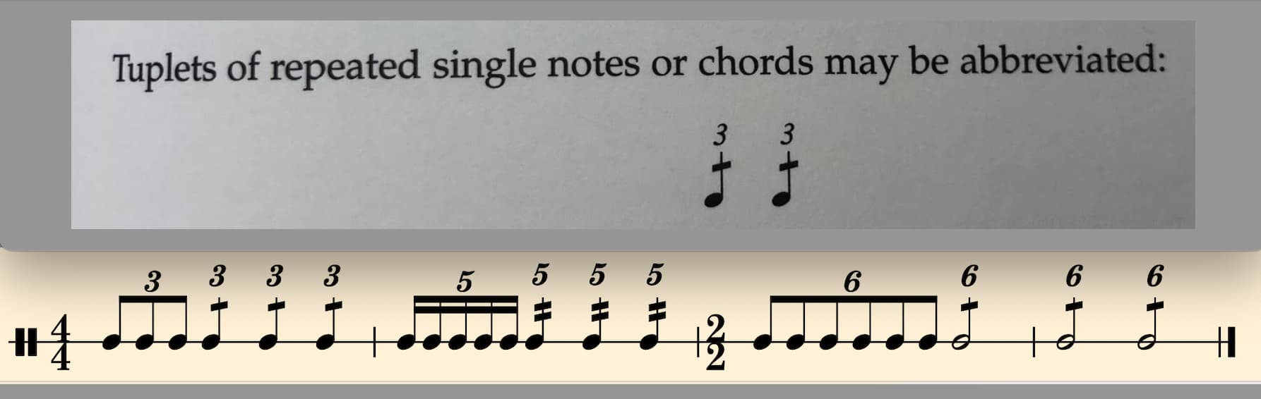 tuplet one stroke tremolo - Dorico - Steinberg Forums
