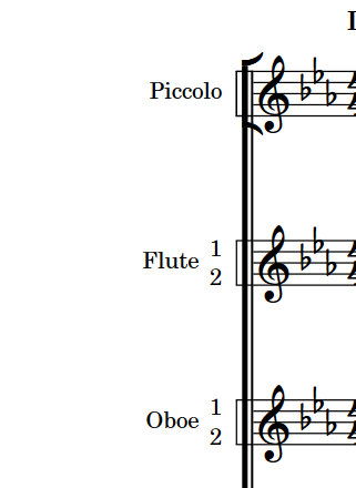 Staff label instrument numbering - formatting inconsistent - Dorico ...