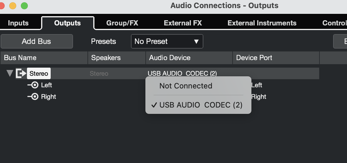 On Mac Audio interface as input and Built-In device as output? - Cubase - Steinberg Forums